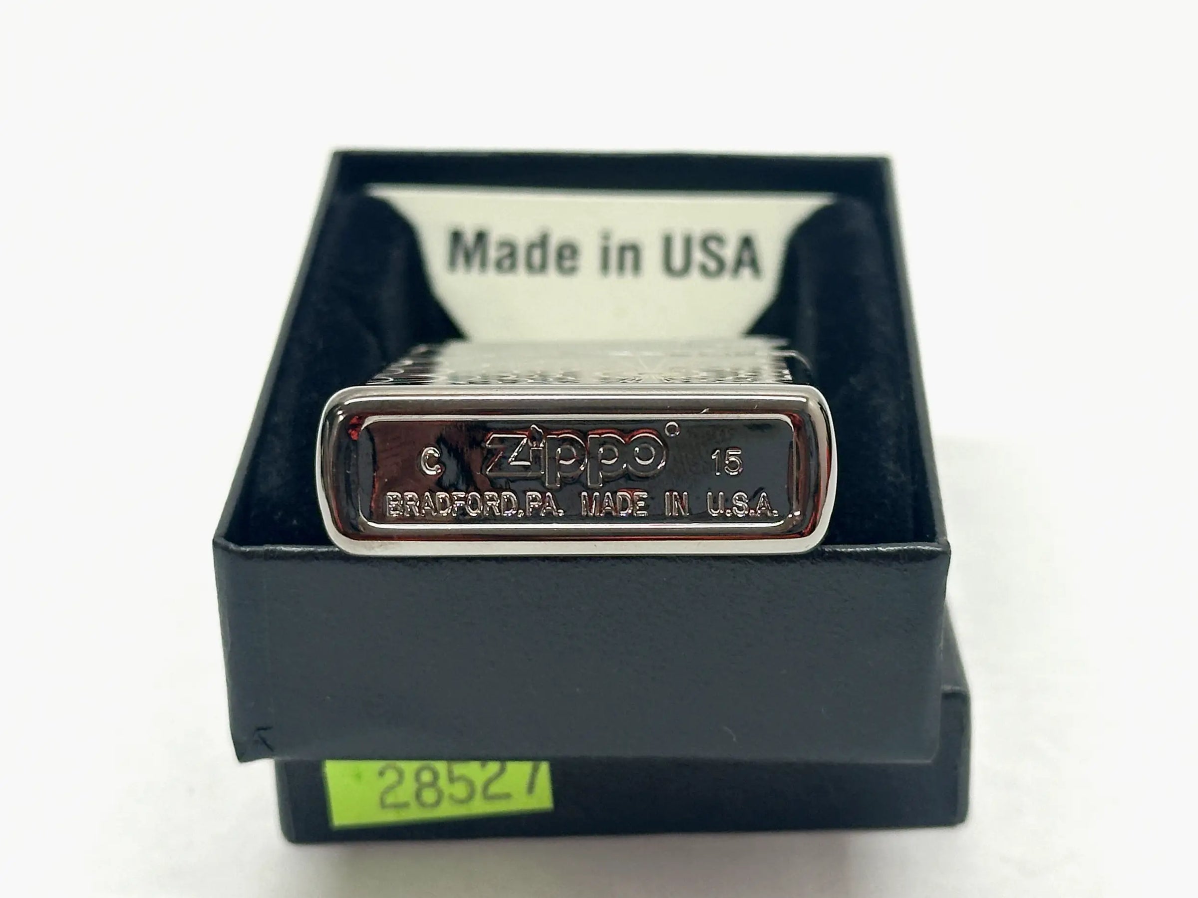 2015 Web All Over Black Ice Zippo Lighter – Hers and His Treasures