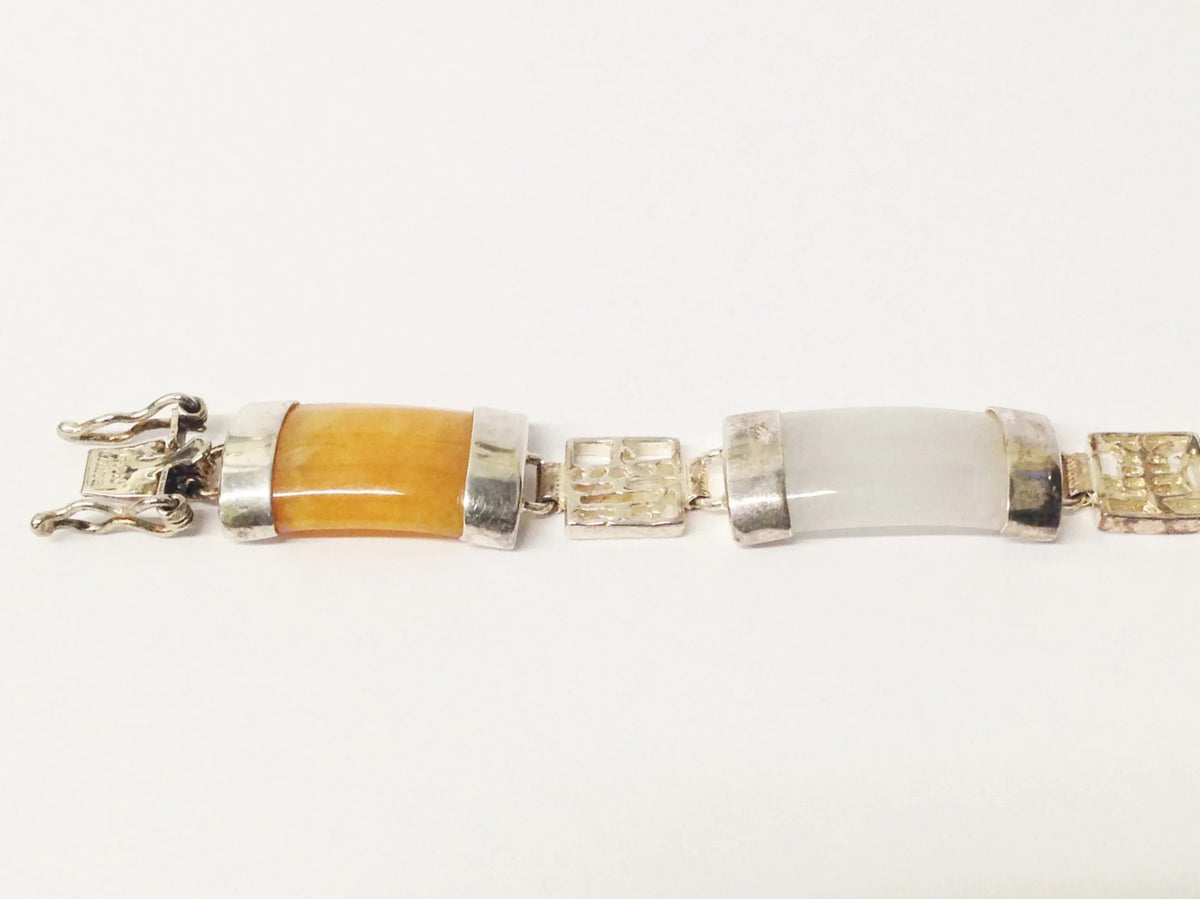 Han China Sterling Silver .925 Multi Colored Gemstone Bracelet – Hers ...