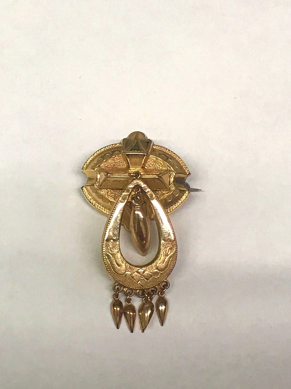 Antique Gold Filled Dangling Brooch Pin – Hers and His Treasures