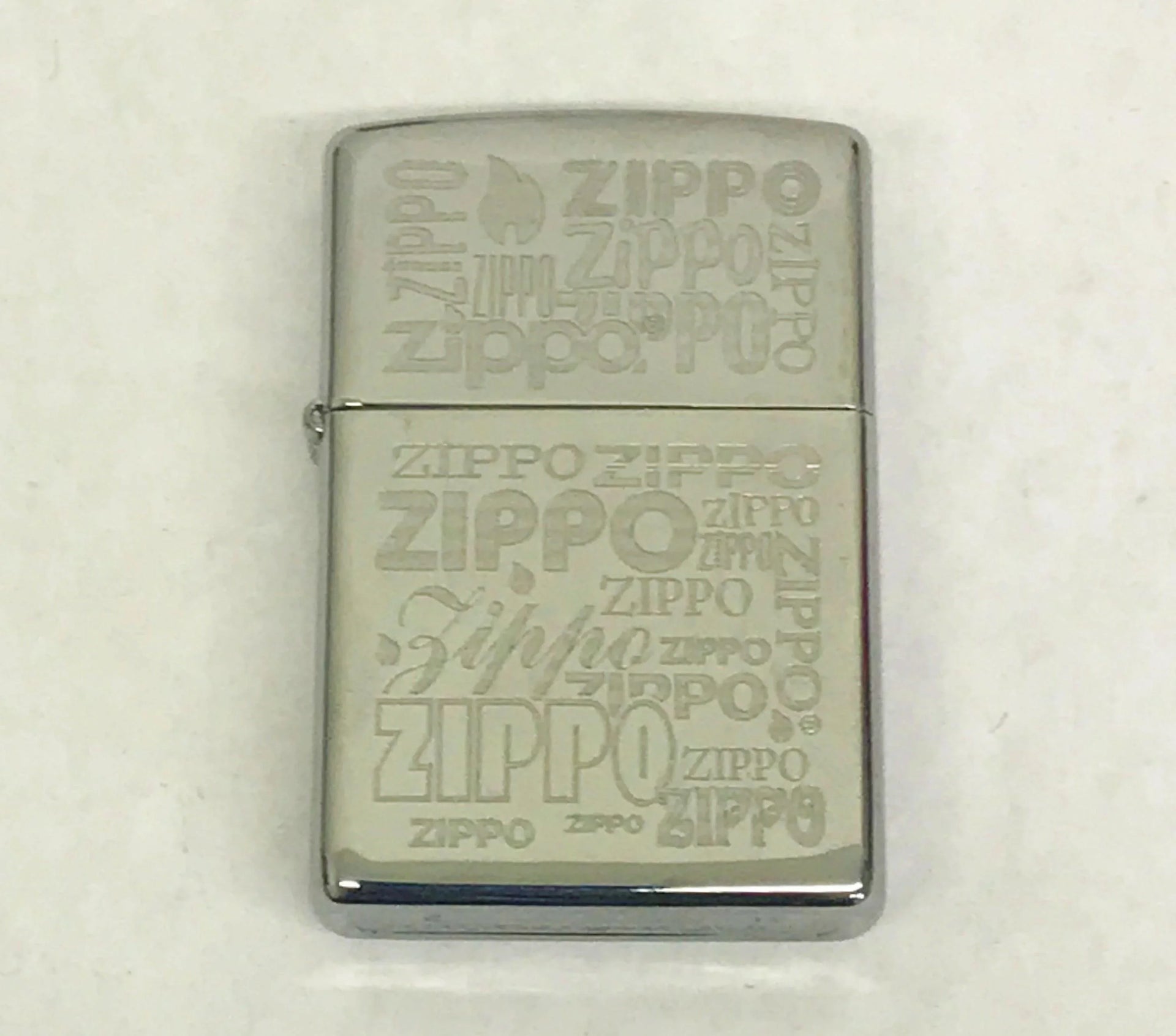 Zippo Logos Etched High Polished Chrome Lighter – Hers and His Treasures